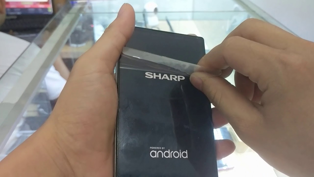 Hướng dẫn cách BÓC miếng dán màn hình cho Điện Thoại SHARP AQUOS 404SH ...