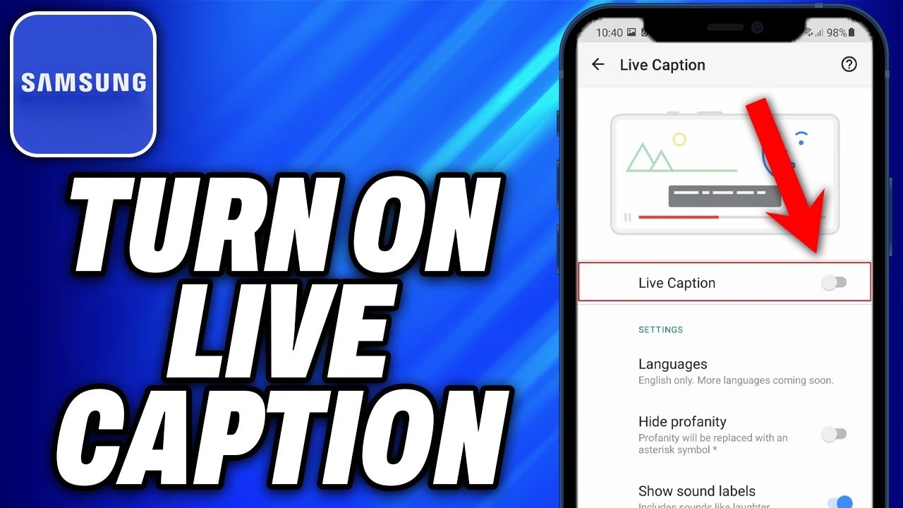 How To Turn On Live Caption In Samsung (2025) - Easy Fix - YouTube