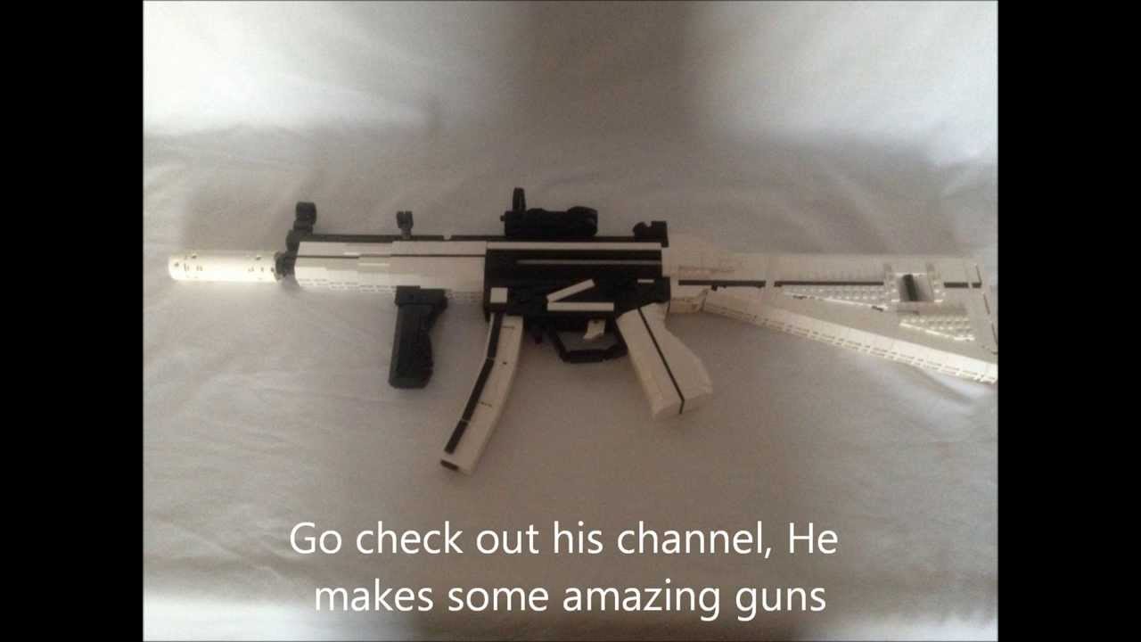 Custom LEGO Mp5 w/ Working Red Dot Sight - YouTube