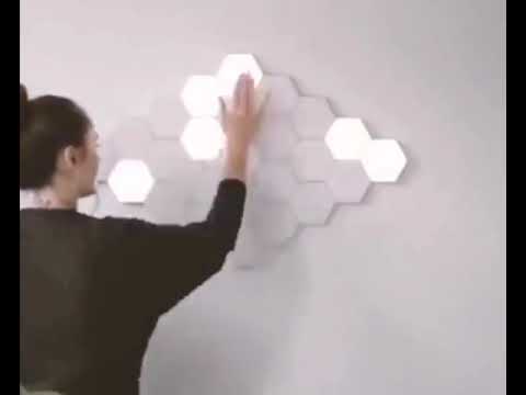 Modular, touch-sensitive lighting - YouTube