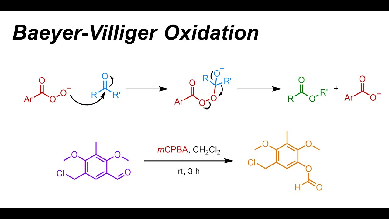 Baeyer-Villiger Oxidation of Ketones & Aldehydes (IOC 29) - YouTube