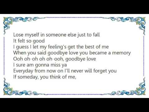 Brenda Lee - Goodbye Love Lyrics - YouTube