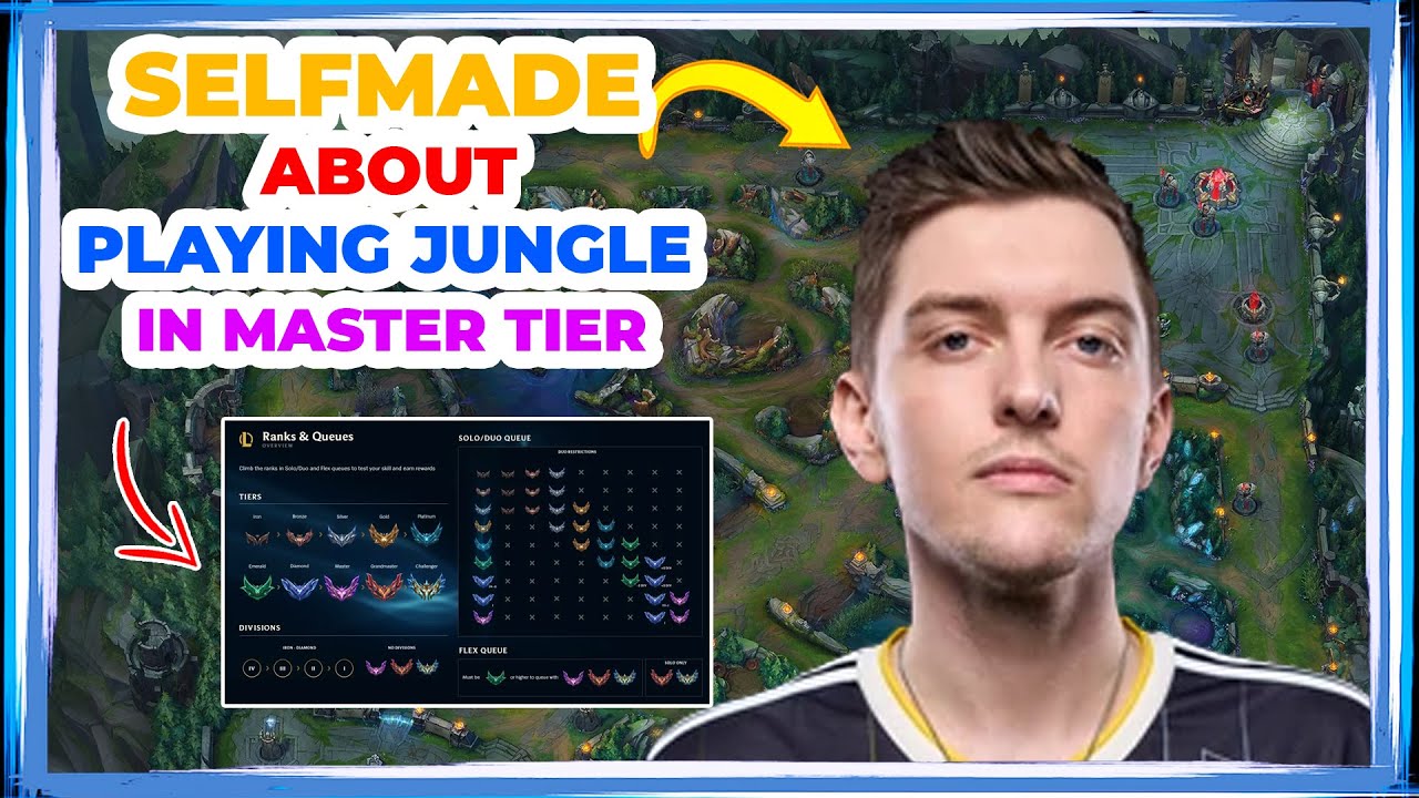 Selfmade About Playing JUNGLE Role in MASTER Tier 🤔 - YouTube