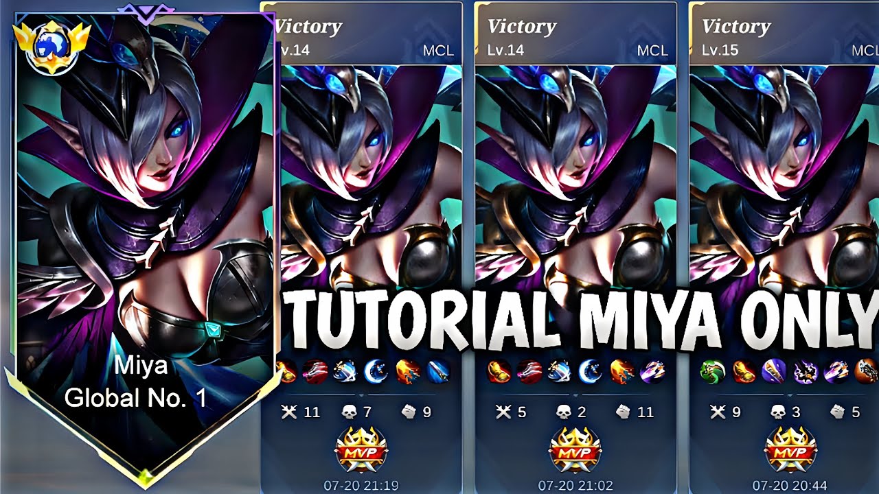 NEW TUTORIAL FOR PLAYING HERO MIYA ONLYN!! (THE CORRECT WAY TO PLAY ...