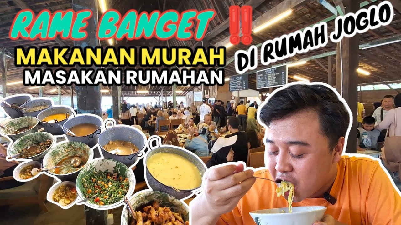SUASANA WARUNG JOGLO SI EMBAH 2 DI WEEKEND | MASAKAN RUMAHAN UNTUK ...
