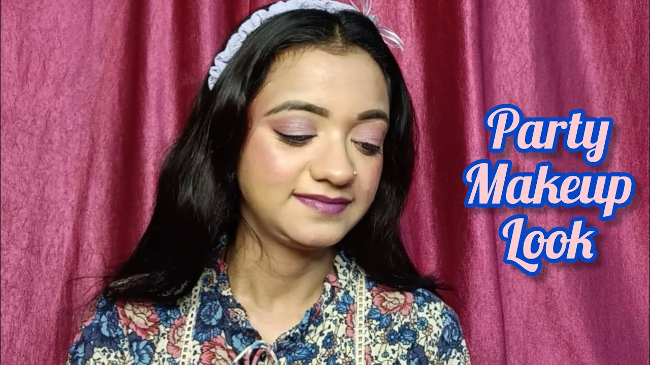 Soft Pink Party Glam look / step by step / Cocktail party makeup ...