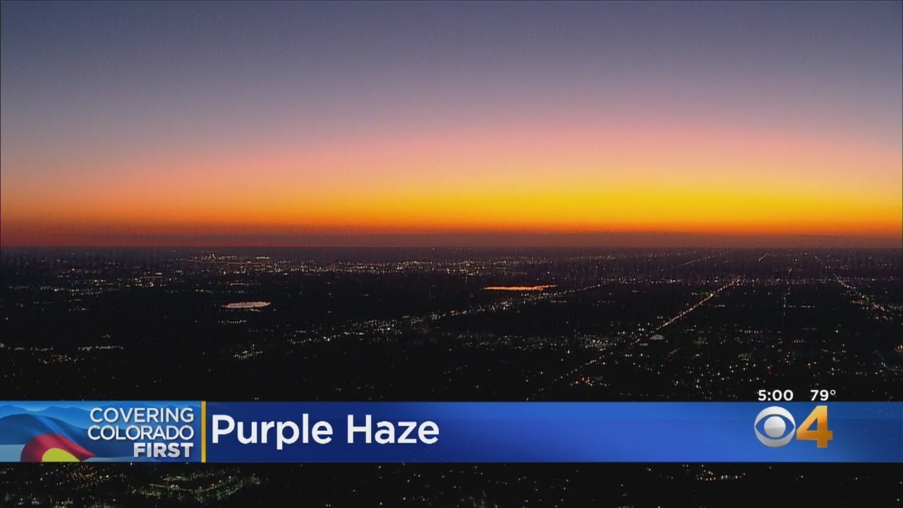 Purple Colorado Sky Caused By Russian Volcano - YouTube