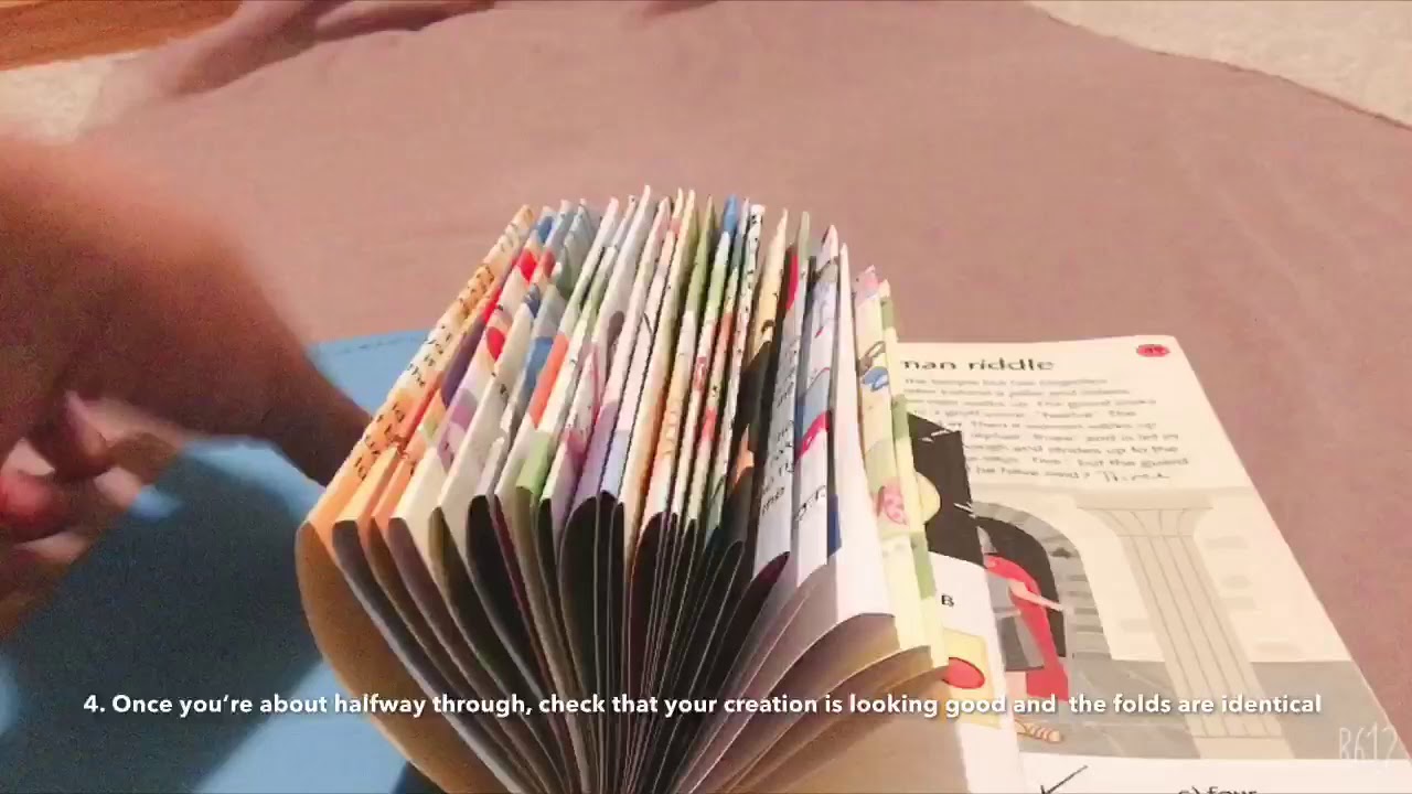 How To Do Book Folding Technique 1 Tutorial By LittleBigCraftworld How To Do Book Folding Technique 1 Tutorial By LittleBigCraftworld