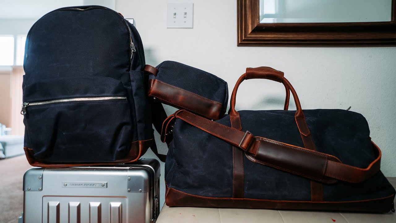 Double Oak's Newest Travel Bags | Weekender, Backpack & Dopp Kit - YouTube