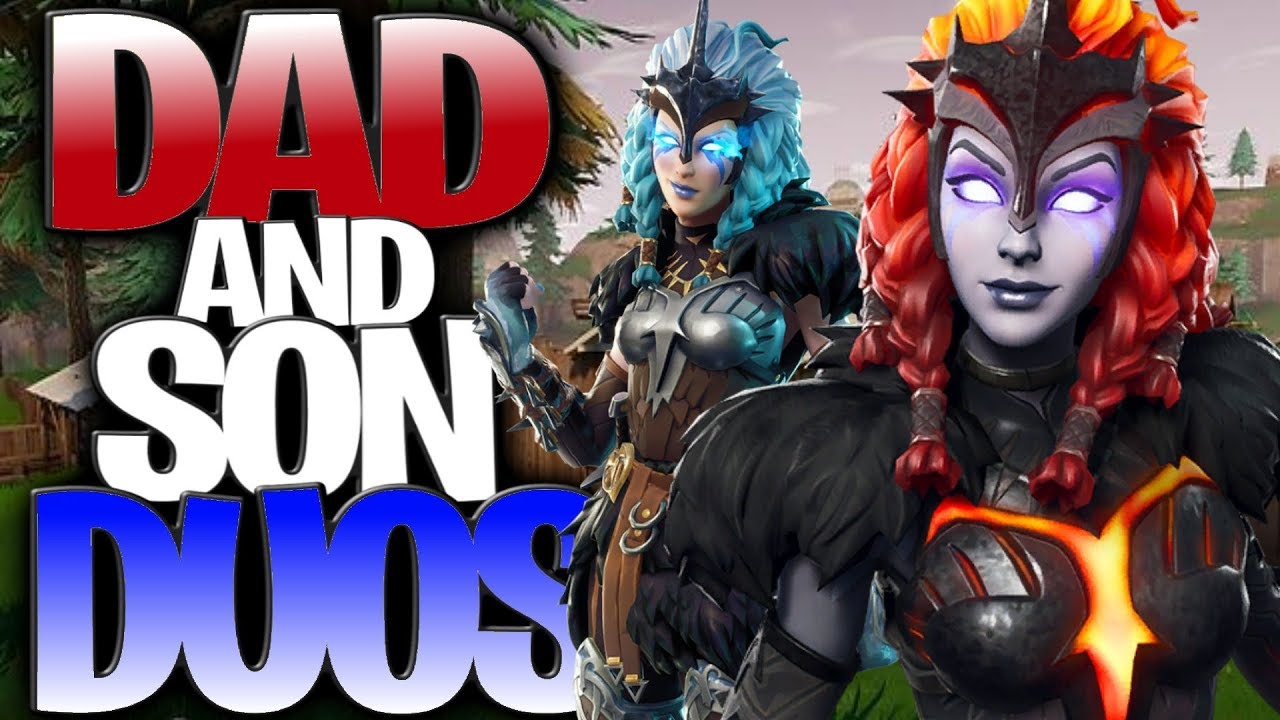 Fortnite Battle Royale Dad and Son Duos: FIRE AND ICE - YouTube