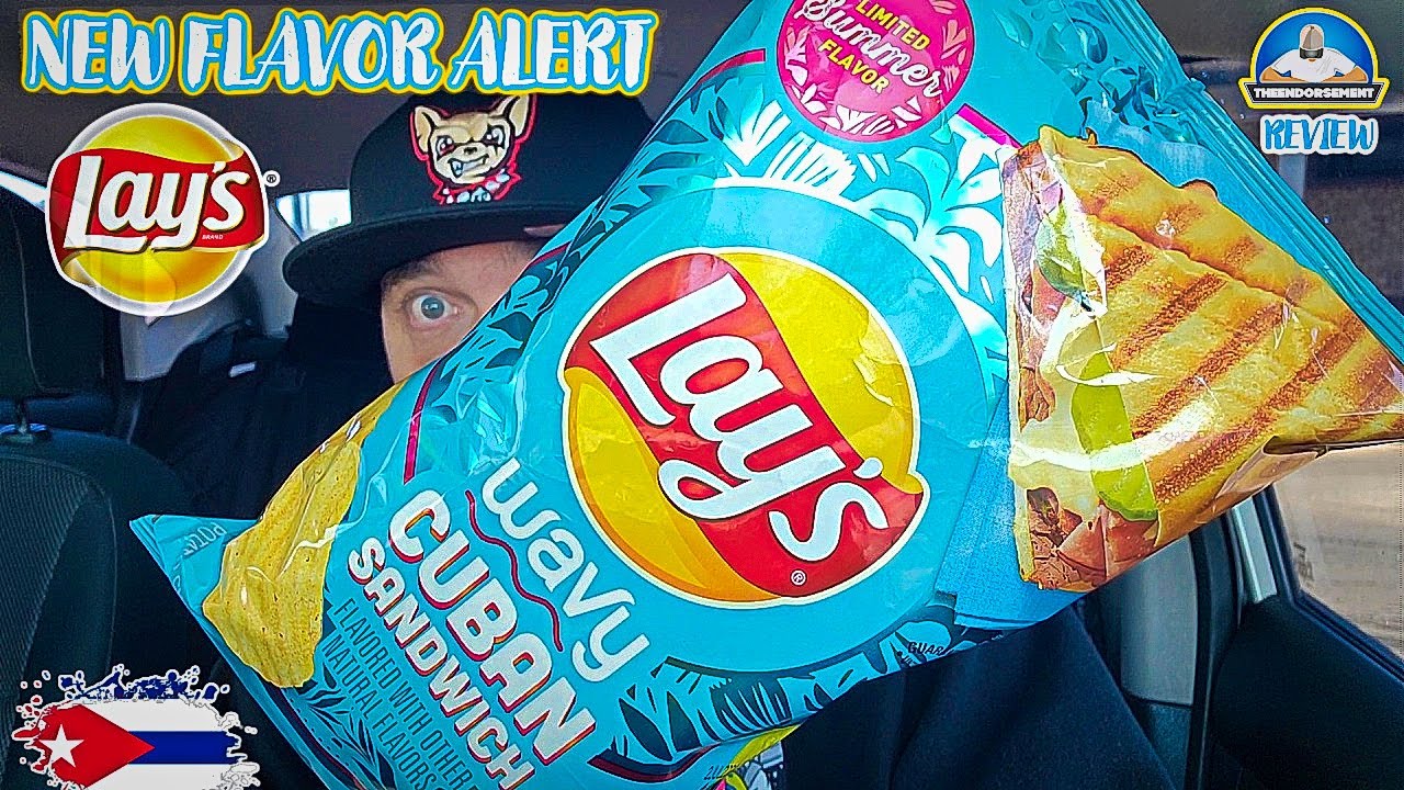 Lay's® Cuban Sandwich Chips Review! 🥔🐖🧀🥒 | Limited Edition Summertime ...