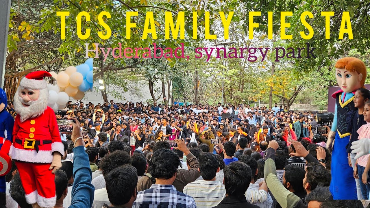 TCS Maitree Family Fiesta Event | Hyderabad synergy park 2024 #tcs # ...