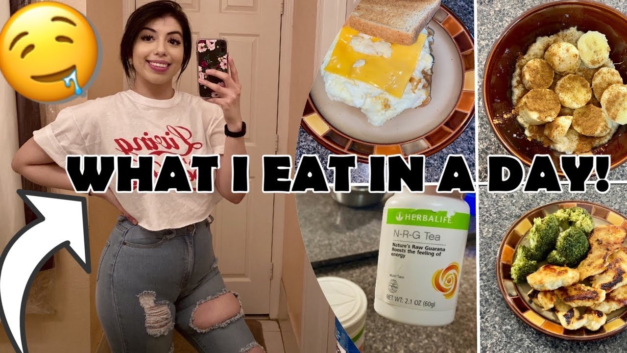 WHAT I EAT IN A DAY TO LOSE WEIGHT!!||-47 LBS|| - YouTube