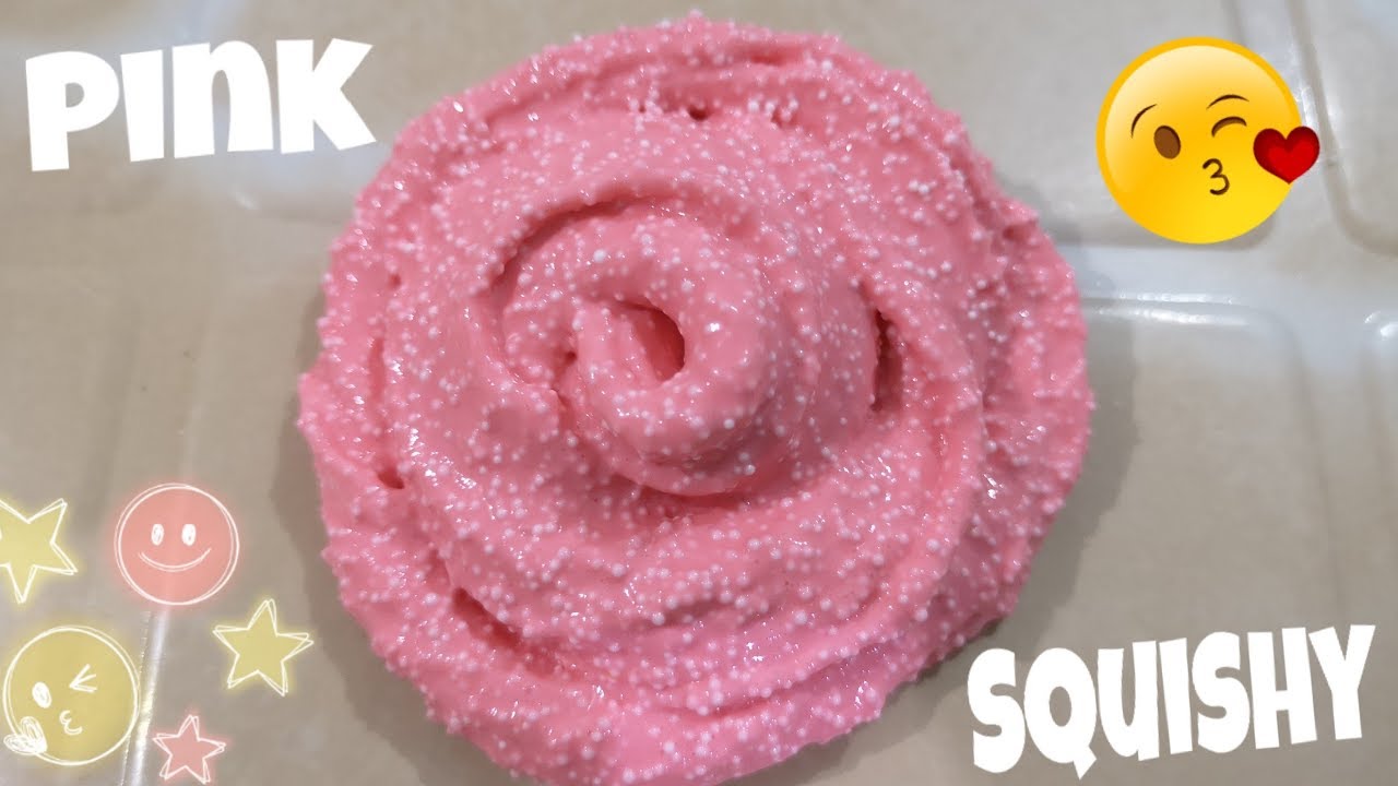 HOW TO MAKE CRUNCHY SLIME |Pink, crackling and clicky slime - YouTube