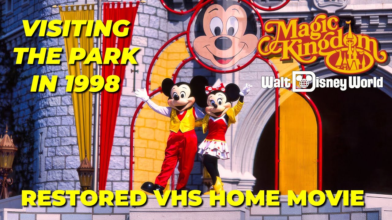 Restored VHS Home Movie: Visiting Magic Kingdom Disney World in 1998 ...