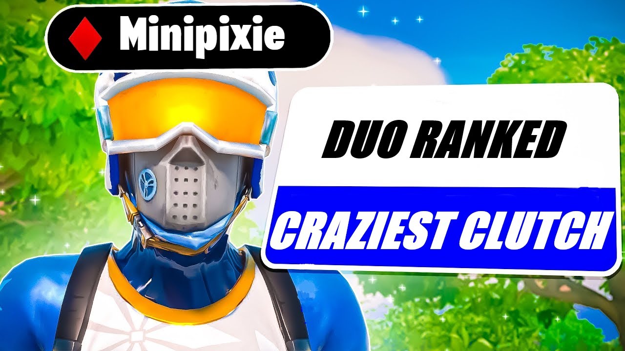 Craziest CLUTCH in Fortnite ( Unreal Ranked ) | Mini Pixie - YouTube