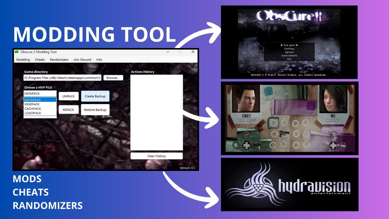 Obscure 2 Easy Modding Tool [RELEASE] - YouTube