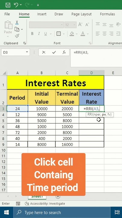 😳😱 Excel Interest Rates Shortsfeed Exceltech Excelshortcuts Viral Exceltips Foryou Page