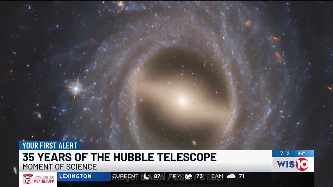 NASA celebrates 35 years of the Hubble Space Telescope - YouTube