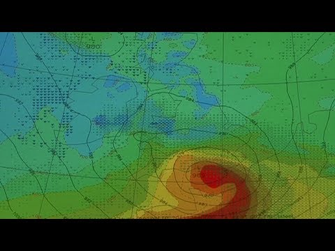 A wintry mix of weather for the UK - YouTube