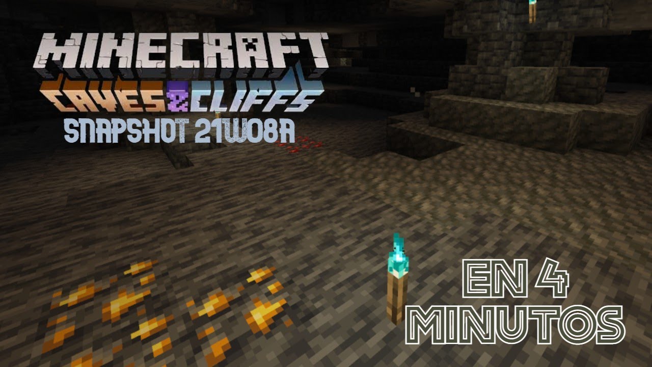 Minecraft snapshot 21W08A en 4 minutos (más o menos) - YouTube