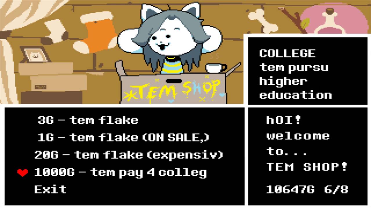 Undertale Extra 03 (German) - Temmie Armour, Past Genocide Ending ...