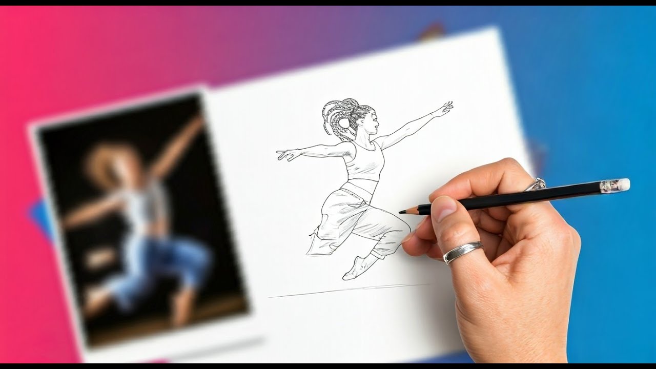 Master Dynamic Poses: Drawing from Reference Photos - YouTube