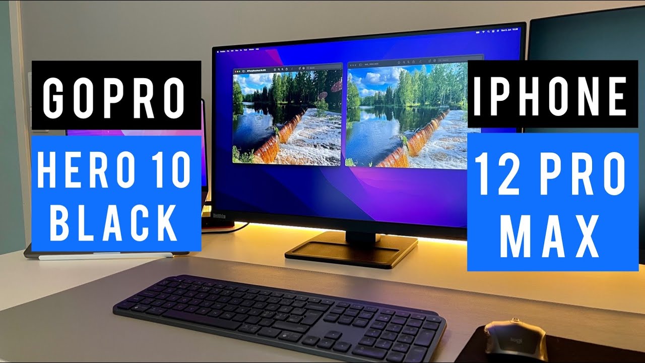 GoPro Hero 10 Black vs iPhone 12 Pro Max - YouTube