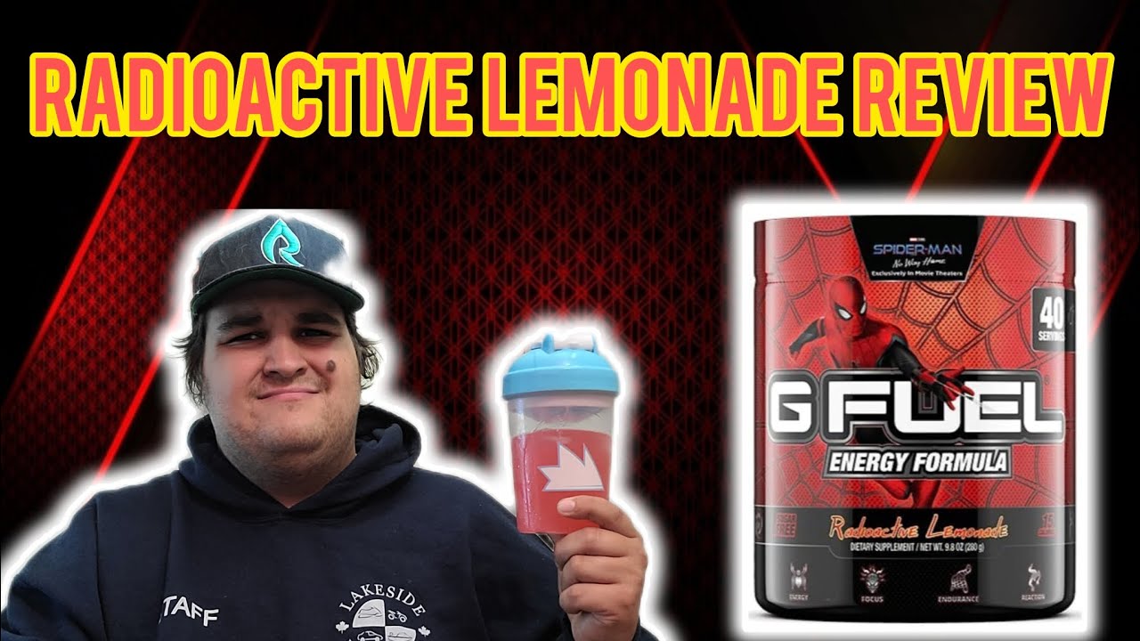 GFUEL "RADIOACTIVE LEMONADE" FLAVOUR TASTE TEST & REVIEW - YouTube