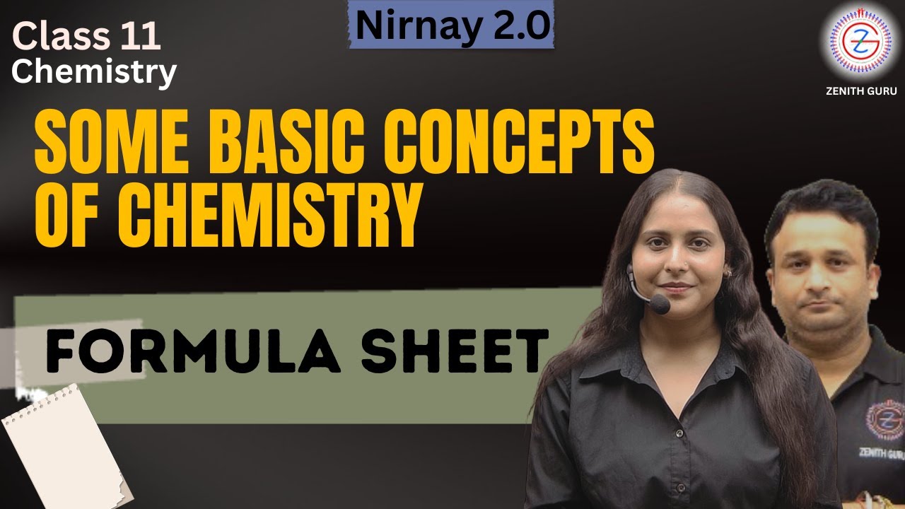 Formula sheet Of Some basic concept of chemistry | NCERT Class 11 | By ...