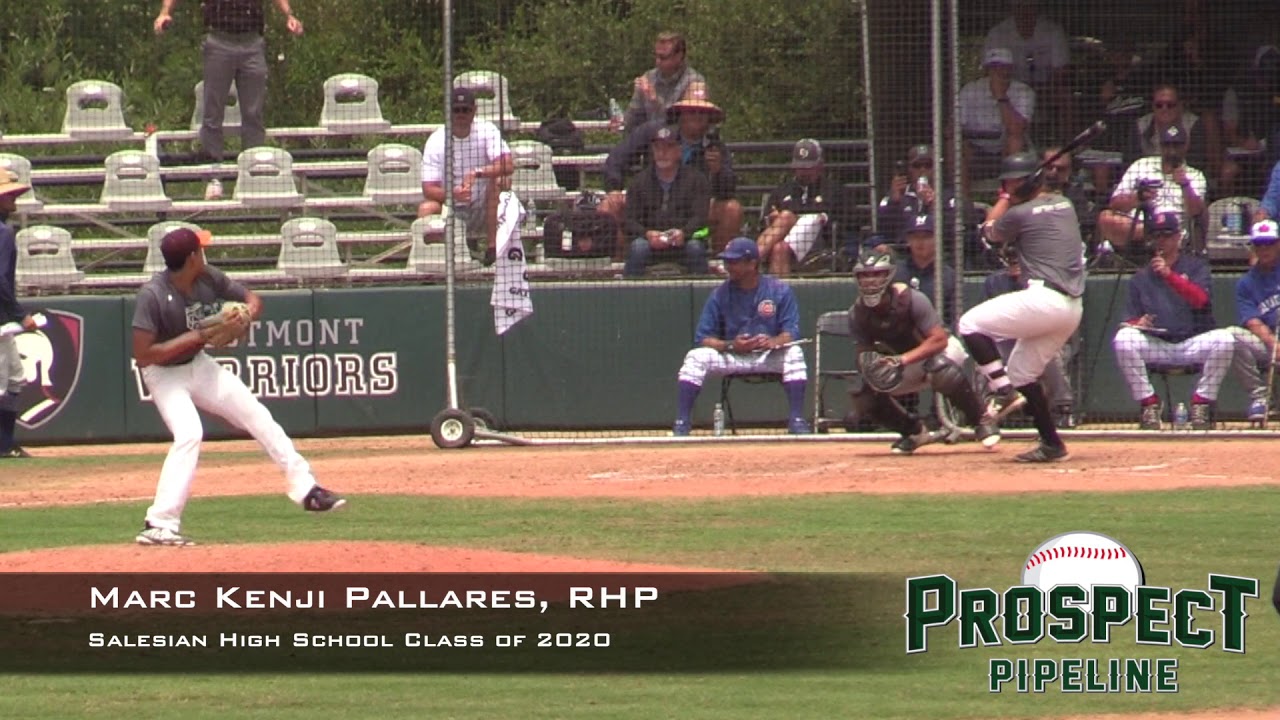 Marc Kenji Pallares Prospect Video, RHP, Salesian High School Class of ...