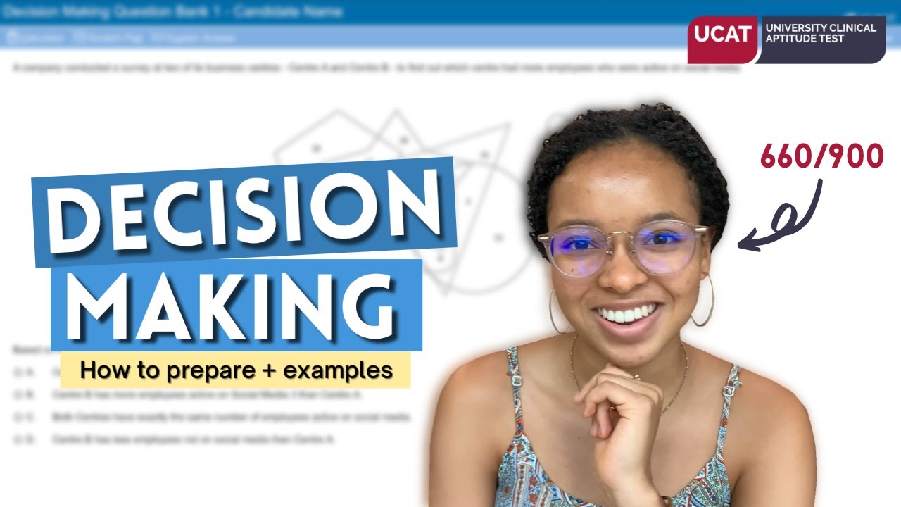 UCAT Decision Making 2020 - How to prepare + answering questions live ...
