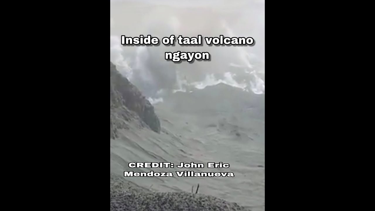 Inside of TAAL VOLCANO ngayon I The Luncefords - YouTube