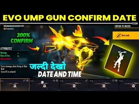 EVO UMP CONFIRM DATE //EVO UMP//EVO UMP FREE FIRE// UMP EVO //EVO UMP ...