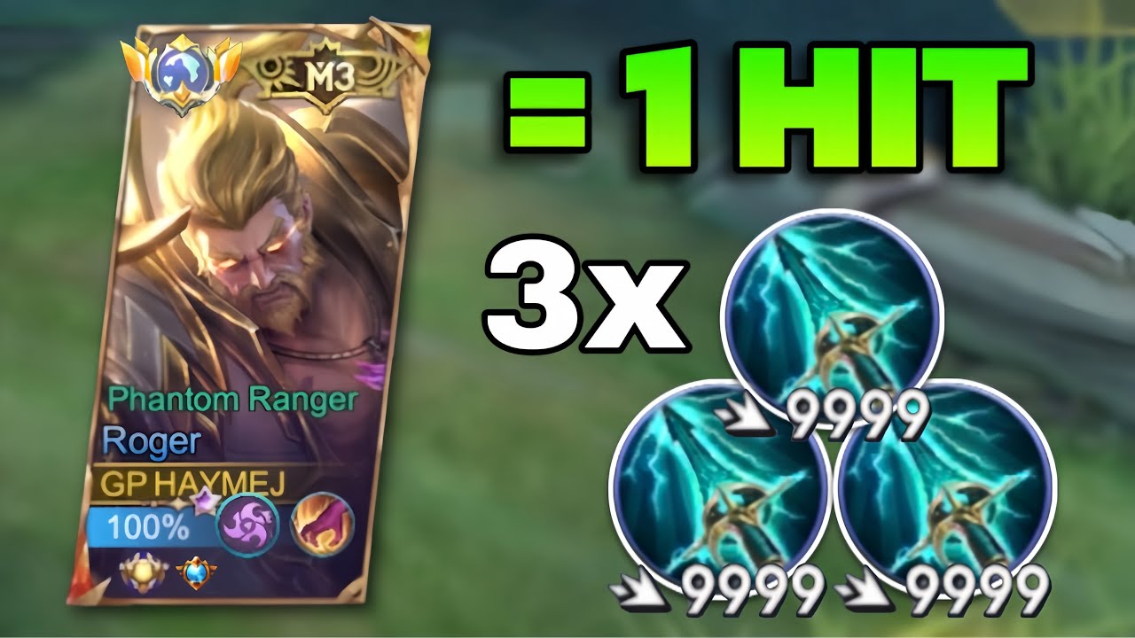 ACHIEVE VICTORY WITH THIS POWERFUL ROGER 1 HIT BUILD 2024 FOR MLBB ...