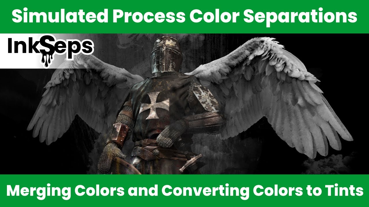 Simulated Process Color Separations Merging Colors and Converting ...