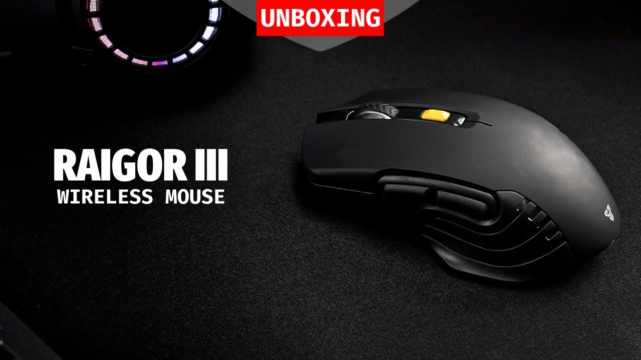 Unboxing mouse inalámbrico RAIGOR III Fantech Wireless Gaming Mouse ...