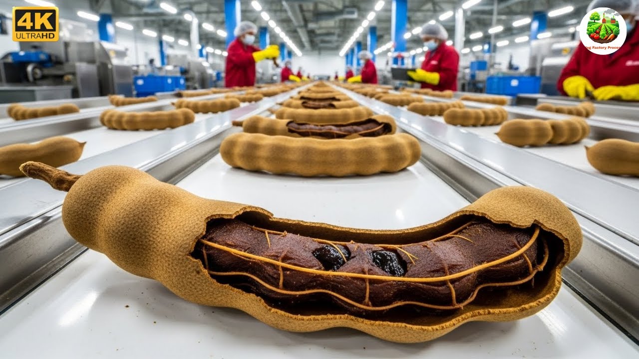 Inside a Massive Tamarind Factory — How Raw Pods Become Concentrated ...