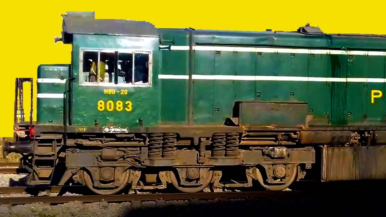 HBU-20 Locomotive | ALCo 251-C4 Chugging at bended Track - YouTube