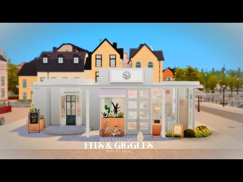Fits & Giggles – Small Business Venue 🏬 | Sims 4 Speedbuild| Businesses ...