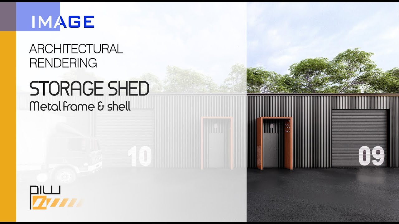 Slideshow of Storage Shed [Architectural Rendering Image] - YouTube
