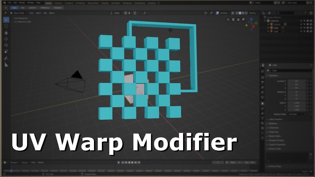 UV Warp Modifier [GER] Blender 2.8 - YouTube