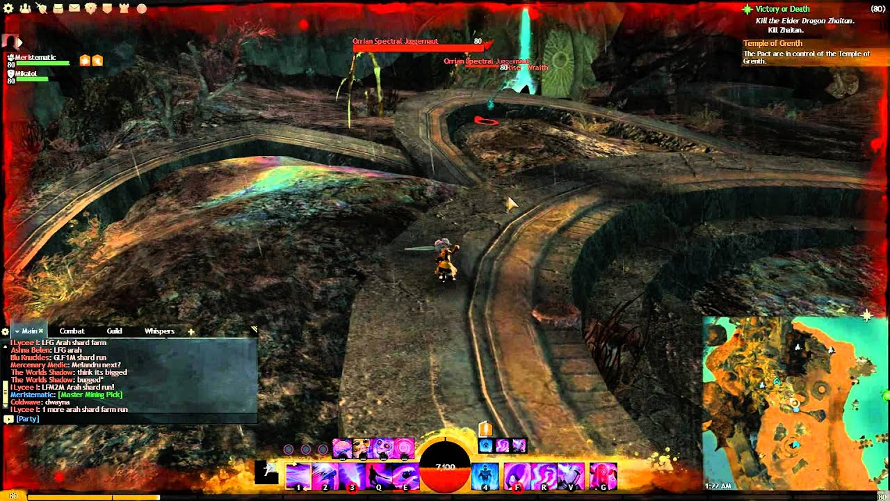 GW2 Cursed Shore Map Completion: Vistas + Skill Points + Jump Puzzle ...