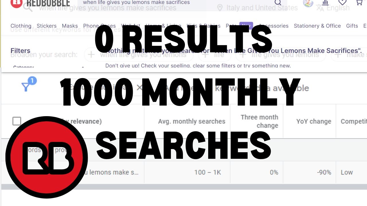 Free Redbubble Design And Keyword Method to Make GUARANTEED SALES - YouTube