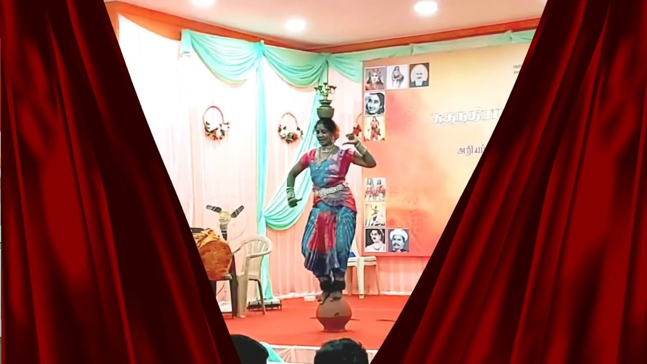 Kuchipudi Dance On Plate & Pot | பானை தாம்பாளத்தின் மீது குச்சிப்புடி ...