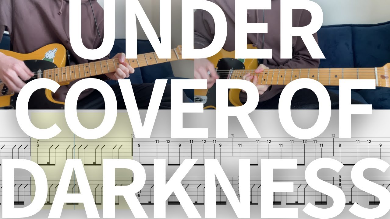 The Strokes - Under Cover Of Darkness (Guitar Cover with TAB) - YouTube