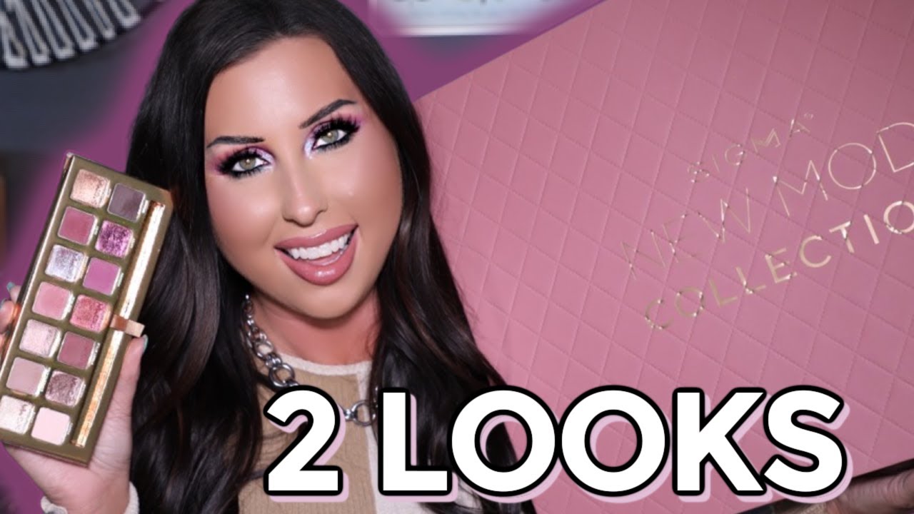 SIGMA BEAUTY NEW MOD COLLECTION | 2 LOOKS, SWATCHES, & REVIEW - YouTube