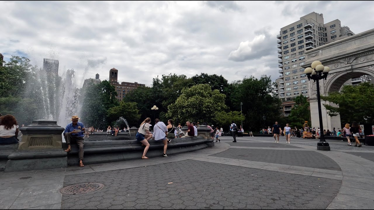 Washington Square Park in New York City on Saturday July 19th 2025 ...