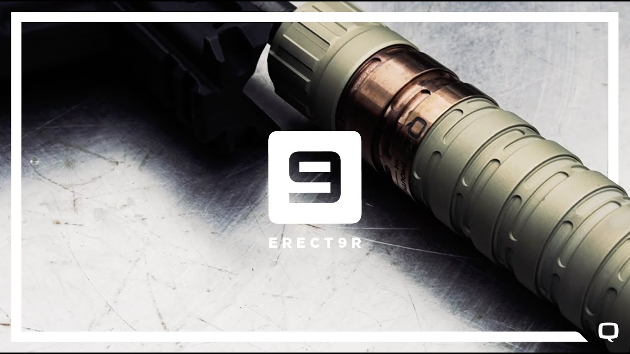 Q LLC Erector 22LR 7.6ʺ Modular Silencer / Suppressor - Stainless ...