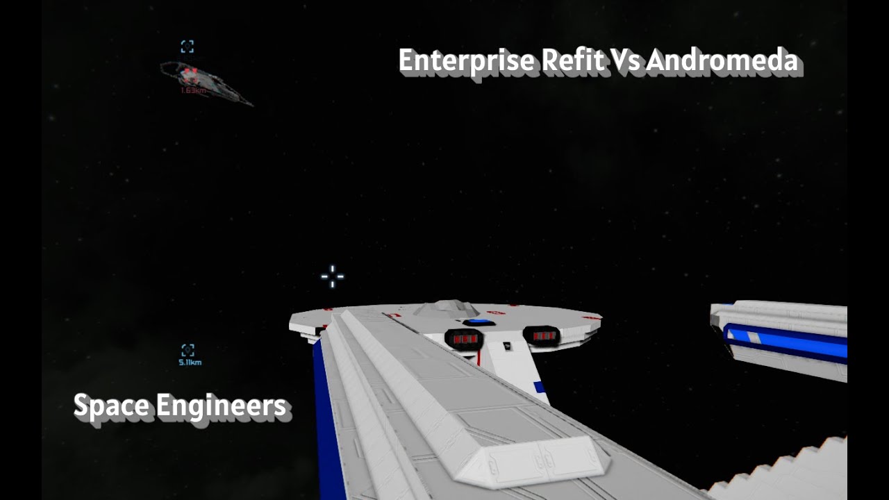 Enterprise Refit Tries Valiantly To Destroy Andromeda - YouTube